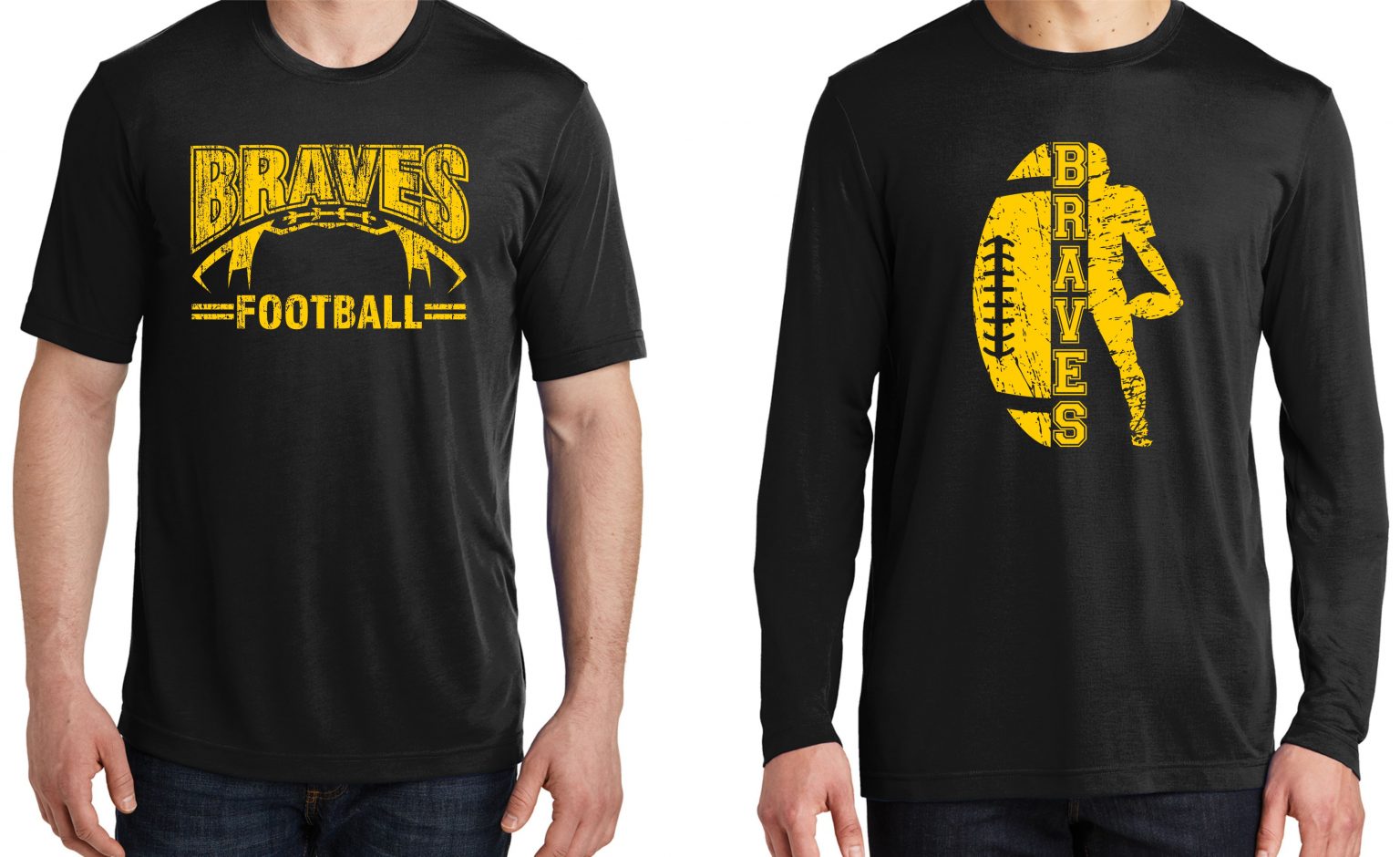 Braves Football 2020 – Moisture Management Tees – In A Pinch Spirit Shop